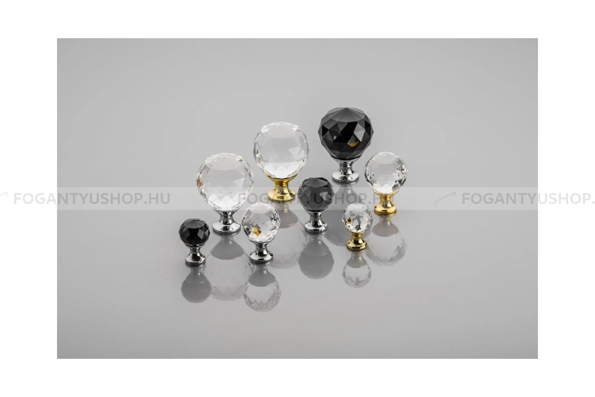 GTV Bútor fogantyú - GZ-CRPA - Sárgaréz átlátszó 03 - Fogantyushop