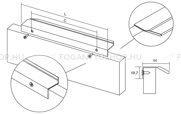 VIEFE - VANN - Fogantyú - 0375064L04 - Fogantyushop VIEFE - VANN - Fogantyú - 0375064L04 - Fogantyushop