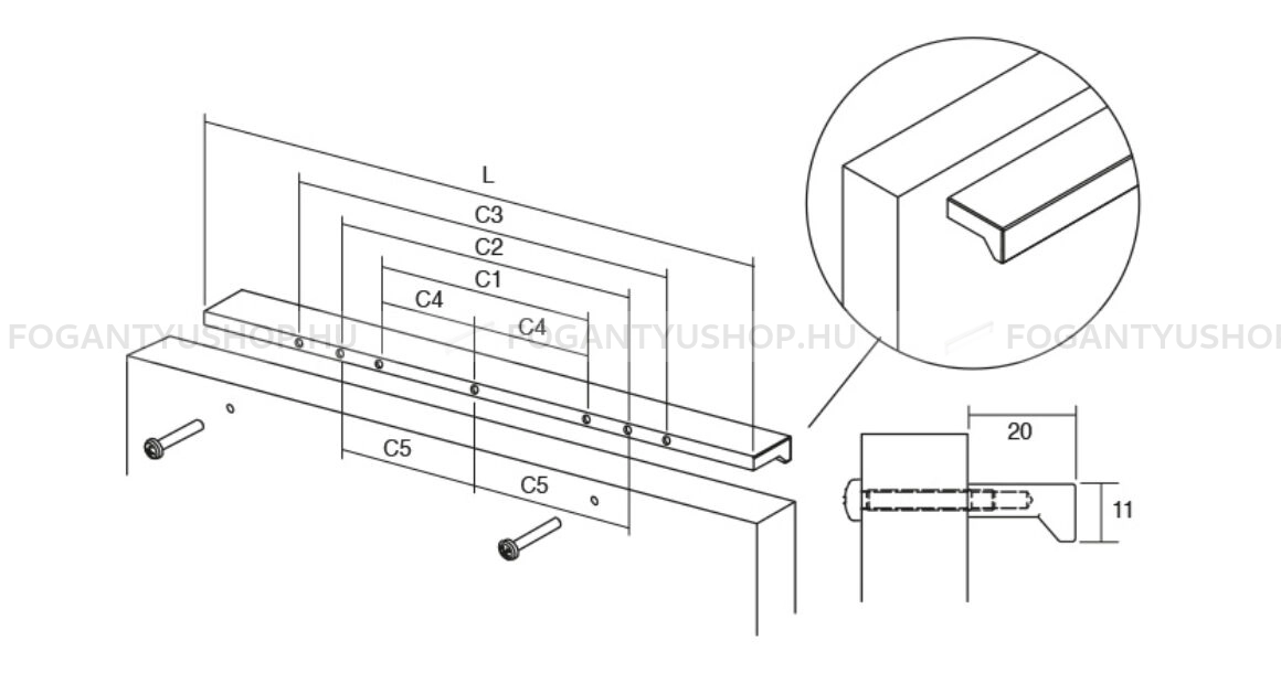 VIEFE - ANGLE - Fogantyú - 0077064L29 - Fogantyushop
