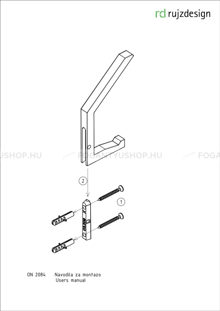 RUJZ DESIGN - Fogas - on 2084 Cr - Fogantyushop