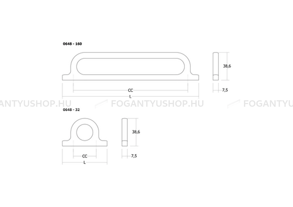 VIEFE - OMEGA - Gomb fogantyú - 0648032ZM2 - Fogantyushop
